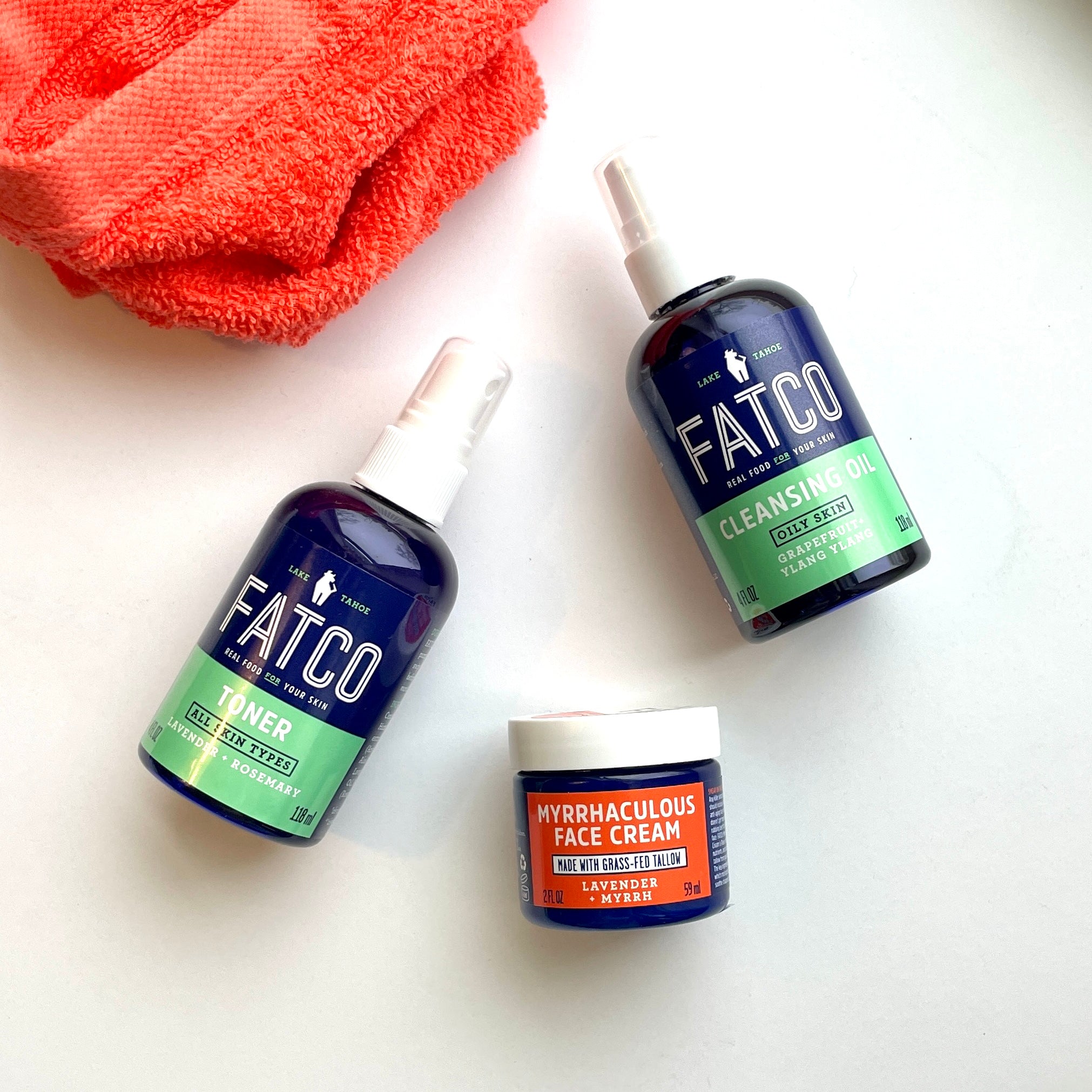 Facial Skincare Basics | Full Size, Oily Skin – FATCO Skincare Products