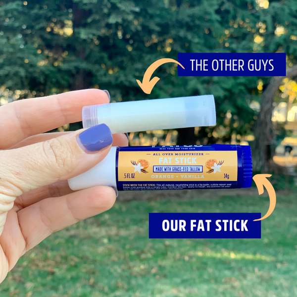 Fat Stick, Orange + Vanilla, 0.5 Oz – FATCO Skincare Products
